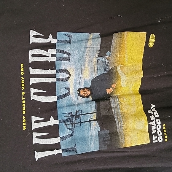 Ice Cube | Shirts | Ice Cube It Was A Good Day Mens Tshirt Size L Black ...
